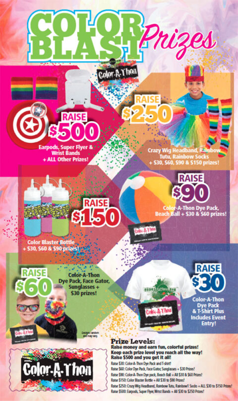 Fun Run Prizes for Students | Discover Color Run Prizes, Donation ...